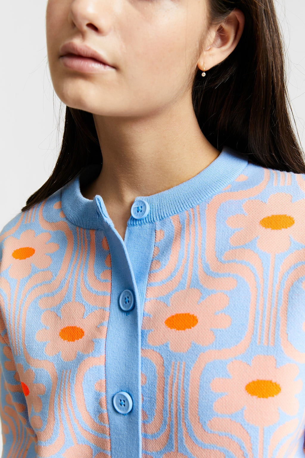 NIRVANA KNIT CARDIGAN BLUE – Indee Collection