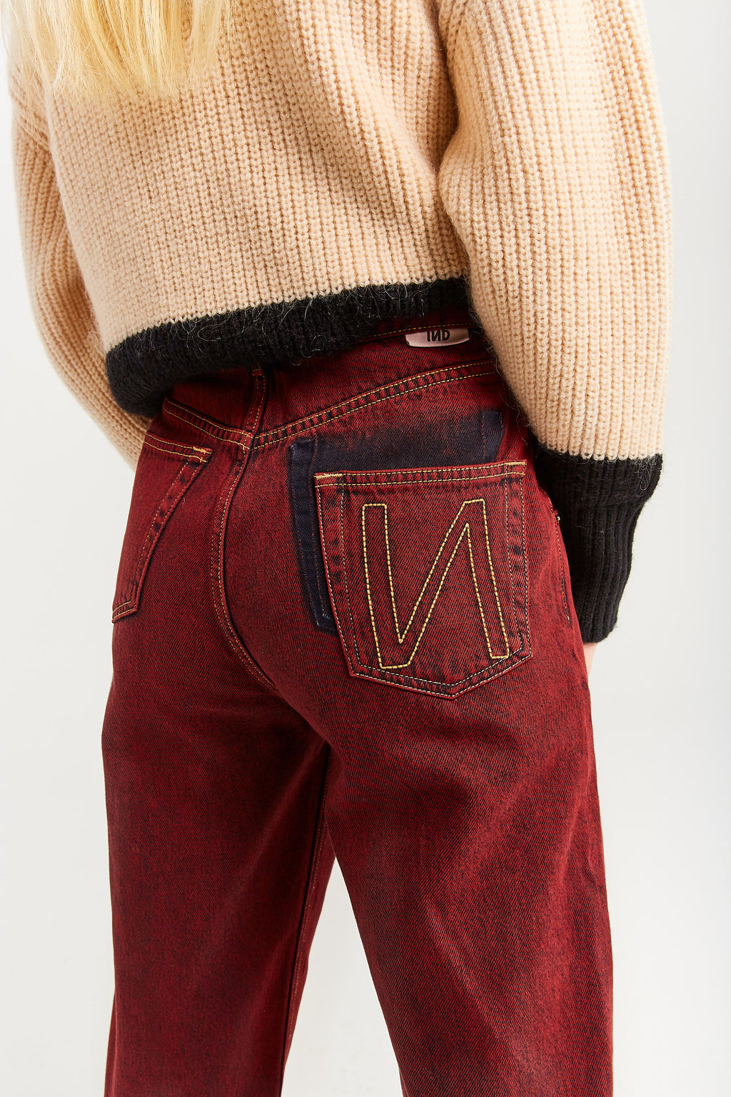 KANE DENIM TROUSERS RED – Indee Collection